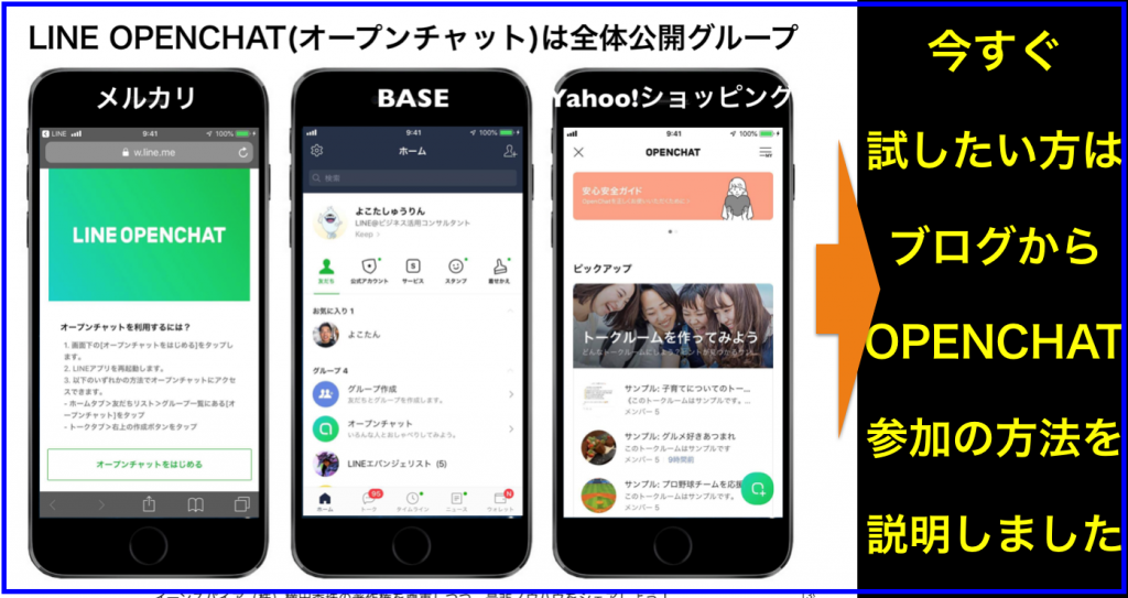 LINE OPENCHAT(オープンチャット･オプチャ) 開始･作成の方法 | ネットビジネス・アナリスト横田秀珠
