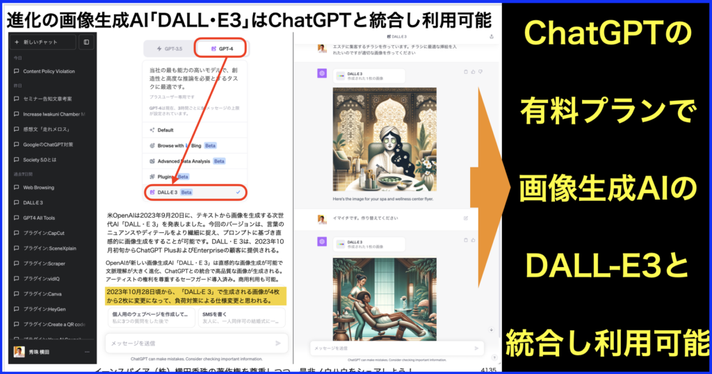 進化の画像生成AI｢DALL･E3｣はChatGPTと統合し利用可能へ | ネットビジネス・アナリスト横田秀珠