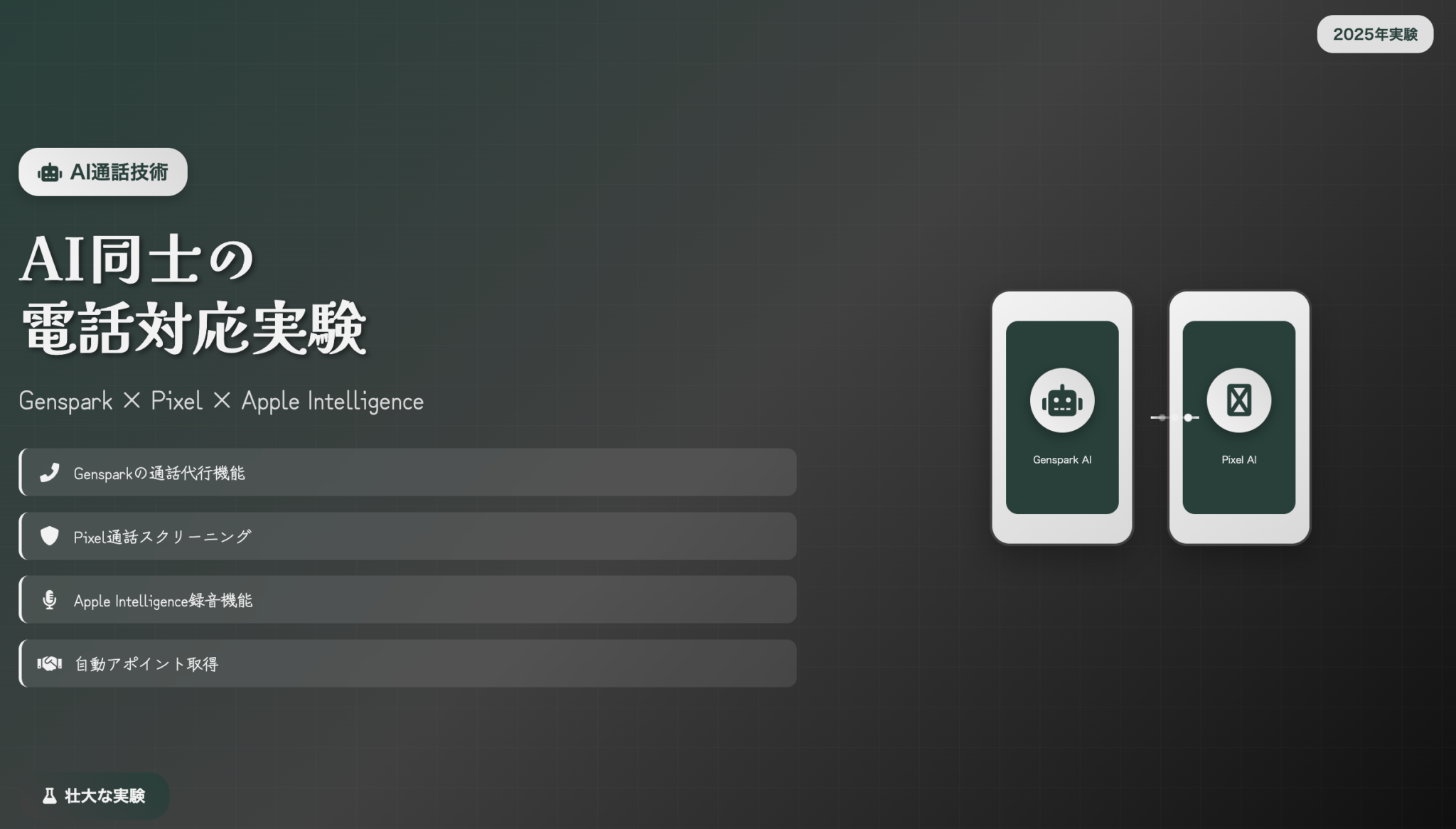 Genspark通話代行とPixel通話スクリーニング AI同士の電話OK | ネットビジネス・アナリスト横田秀珠